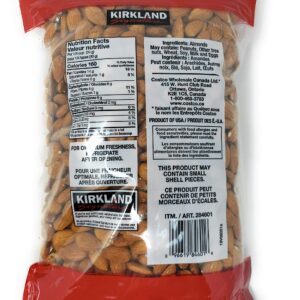 Kirkland Signature Supreme Whole Almonds, 2 Pack (3 Pounds)