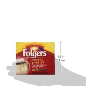 Folgers Coffee Singles Classic Roast-19 Coffee Bags