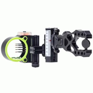 black gold ascent verdict assault archery sight-black/right hand adjustable-black/ 5 pin/ .019" pin