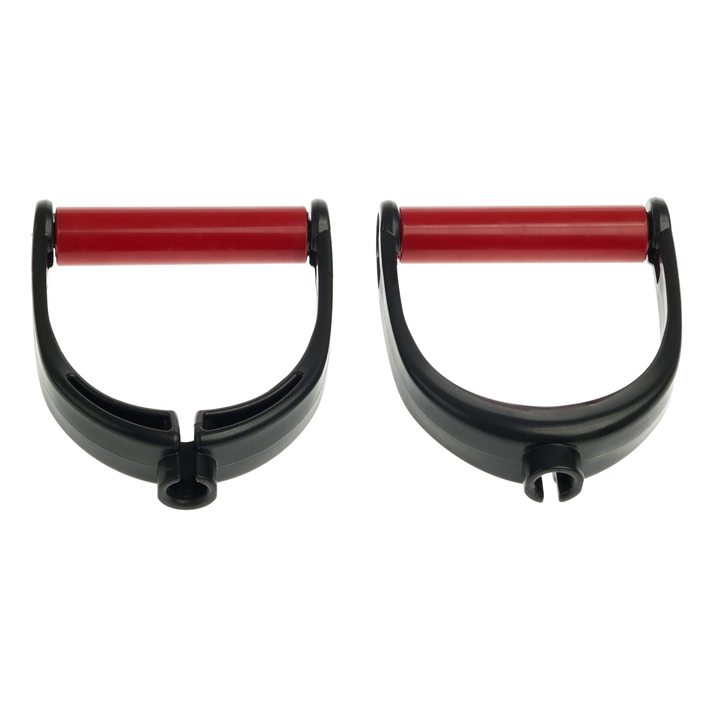 Lifeline Exchange Handles, Black/Red