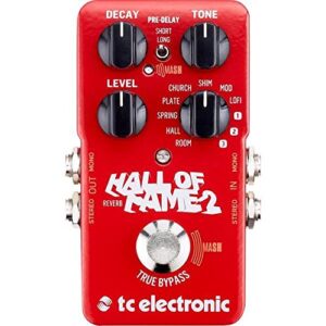 tc electronic hall of fame 2 reverb guitar effects pedal