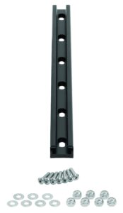 wilderness systems slidetrax rail 12" - for mounting kayak accessories, black (model: 8070075)