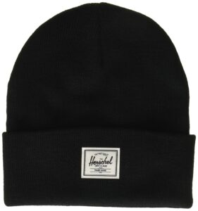 herschel men's elmer beanie, black, one size