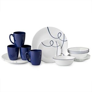 corelle classic lia 16 pc dinnerware set