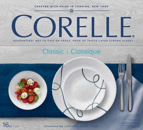 Corelle classic lia 16 pc Dinnerware set