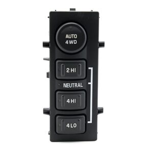 4wd 4x4 switch - replaces 19168767, 15709327, 901062 - compatible with chevy, gmc, cadillac vehicles - silverado 1500, 2500hd suburban, avalanche, sierra, yukon - 1999-2002 - 4 wheel drive selector