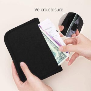 iN. Slim credit card holder wallet, Gift card display case, Minimalist light thin card storage case rfid blocking for men & women, with 28 slots in black