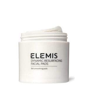 elemis dynamic resurfacing facial pads, 60 count – gentle skin smoothing pads with tri-enzyme technology, probiotic ferment & lactic acid, exfoliating pads for dull, dry, flaky skin & uneven texture