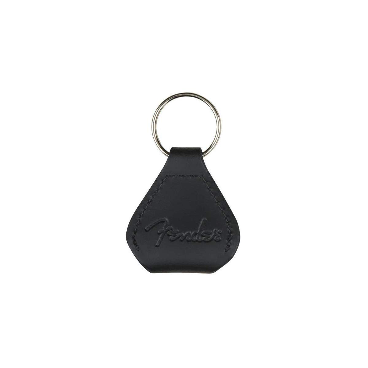 Fender Leather Pick Holder Keychain, Black