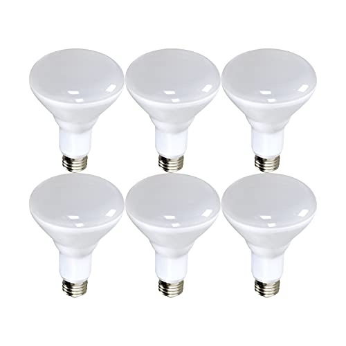 Satco S9022 Medium Light Bulb in White Finish, 5.13 inches, 6 Count (Pack of 1), Frosted