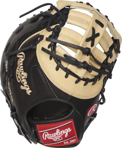 Rawlings | HEART OF THE HIDE Baseball First Base Glove | Traditional Break-In | 13" | Single Post - Double I Bar Web | Right Hand Throw