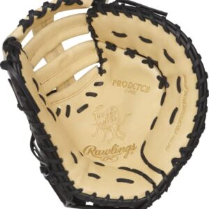 Rawlings | HEART OF THE HIDE Baseball First Base Glove | Traditional Break-In | 13" | Single Post - Double I Bar Web | Right Hand Throw