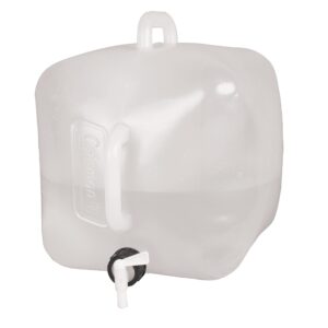 coleman 5-gallon water container with spigot & carry handle, water carrier for camping, tailgating, parties, emergencies, & more