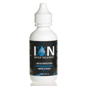 ion alkaline water drops ph booster & water treatment drops | all natural ingredients