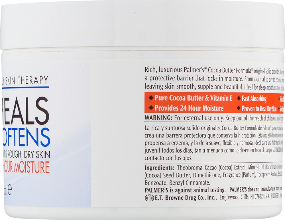 Palmer’s Cocoa Butter Formula Daily Skin Therapy, Solid Formula, 7.25 Ounces (Pack of 12)