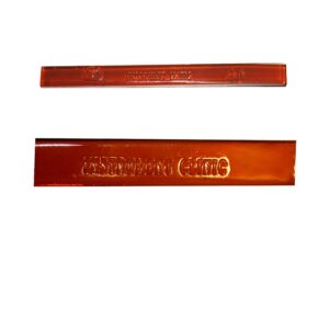 2 pack, instrument clinic amber shellac sticks (2 sticks), for saxophone, clarinet pads