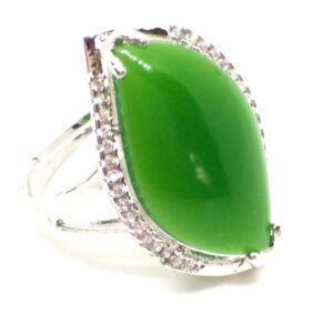 yigedan 925 Silver Natural Hetian Jade Ring Jasper Gemstone Jade Jewelry for Women