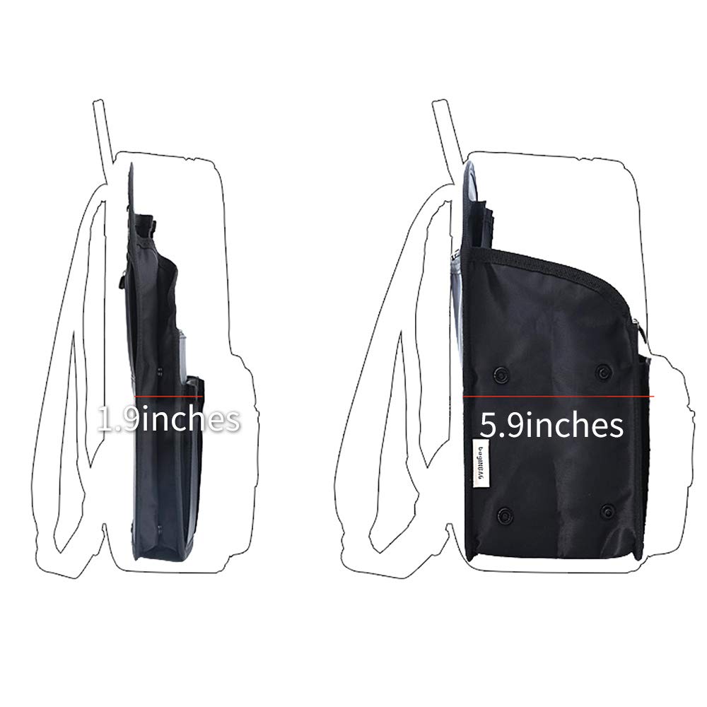 IN. Backpack Organizer Insert,Nylon Organizer Insert for Backpack Rucksack Shoulder Bag Woman MCM divider foldable