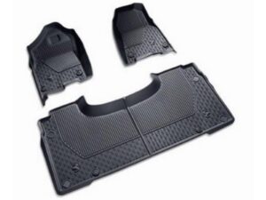 mopar 82215321ab - 2019 ram 1500 all-weather slush mats - black - crew cab