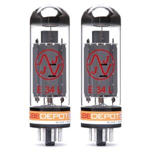 pair of jj e34l/el34 power vacuum tube