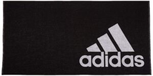 adidas unisex-adult towel small, black/white, no size