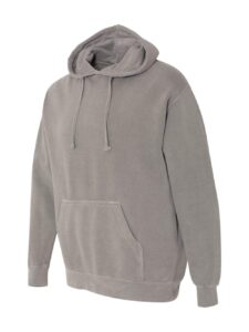 comfort colors 9.5 oz. garment-dyed pullover hood (1567) grey, l