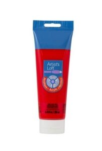 acrylic paint 8.45 oz. tube (brilliant red)