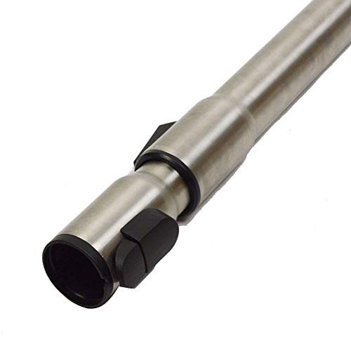 EZ SPARES Telescope Metal Tube Stainless Replacement for Miele Vacuums 35mm 1.375" Extension Wand Central Vacuum Cleaner Attachment