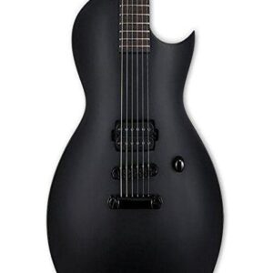 ESP LTD EC-Black Metal Electric Guitar, Black Satin