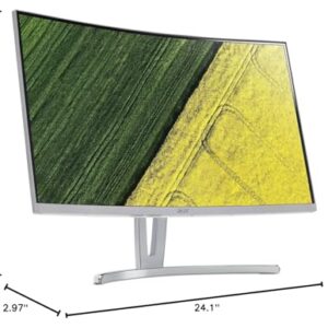 Acer ED273 wmidx 27" Full HD (1920 x 1080) Curved 1800R VA Monitor with AMD FREESYNC Technology - 4ms | 75Hz Refresh Rate | HDMI, DVI & VGA port