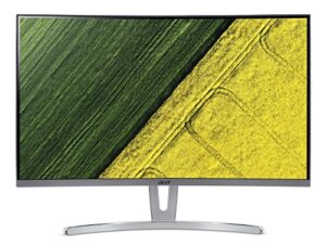 acer ed273 wmidx 27" full hd (1920 x 1080) curved 1800r va monitor with amd freesync technology - 4ms | 75hz refresh rate | hdmi, dvi & vga port