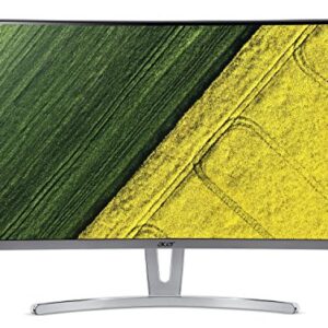 Acer ED273 wmidx 27" Full HD (1920 x 1080) Curved 1800R VA Monitor with AMD FREESYNC Technology - 4ms | 75Hz Refresh Rate | HDMI, DVI & VGA port