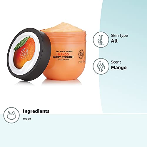 The Body Shop Mango Body Yogurt, 48hr Moisturizer, 100% Vegan, 6.91 Fl Oz