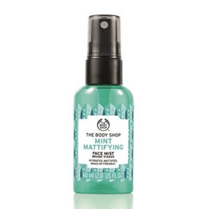 the body shop mint mattifying face mist, 2 fl oz (vegan)