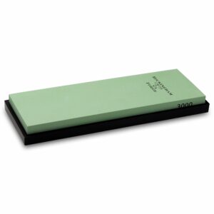 rockingham forge supersharp whetstone, 3000 grit knife sharpening stone, non-slip base, 18 x 6 x 2 cm – fine