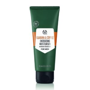 the body shop guarana and coffee energizing moisturizer for men, 3.3 fl oz