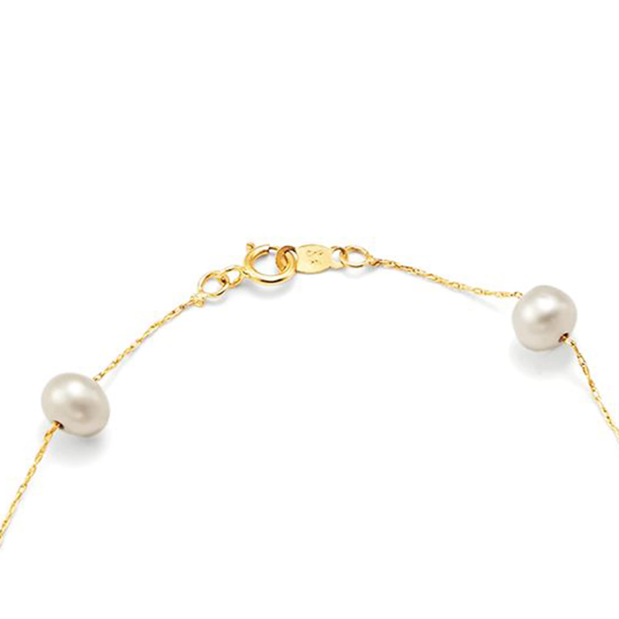 Ross-Simons 6-6.5mm Cultured Pearl Station Necklace