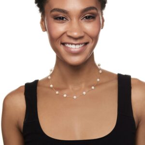 Ross-Simons 6-6.5mm Cultured Pearl Station Necklace