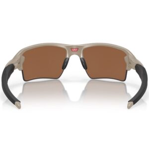 Oakley Men's Oo9188 Flak 2.0 XL Rectangular Sunglasses, (84) Desert Tan/Prizm Tungsten Polar, 59 mm