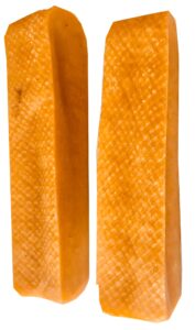 snow hill natural himalayan dried yak cheese dog chews medium 2 pcs long lasting organic protein-rich yak cheese golden bone yaky cheese strong dog chews treats of himalayas