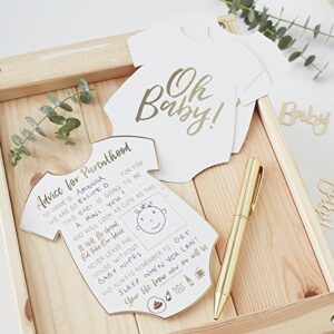 baby shower games baby shower ideas oh baby advice cards pk 10