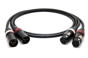 enoaudio mogami 2534 quad pair (l,r) cable | neutrik xlr female - xlr male | hifi - 16.40 ft / 5.0 m