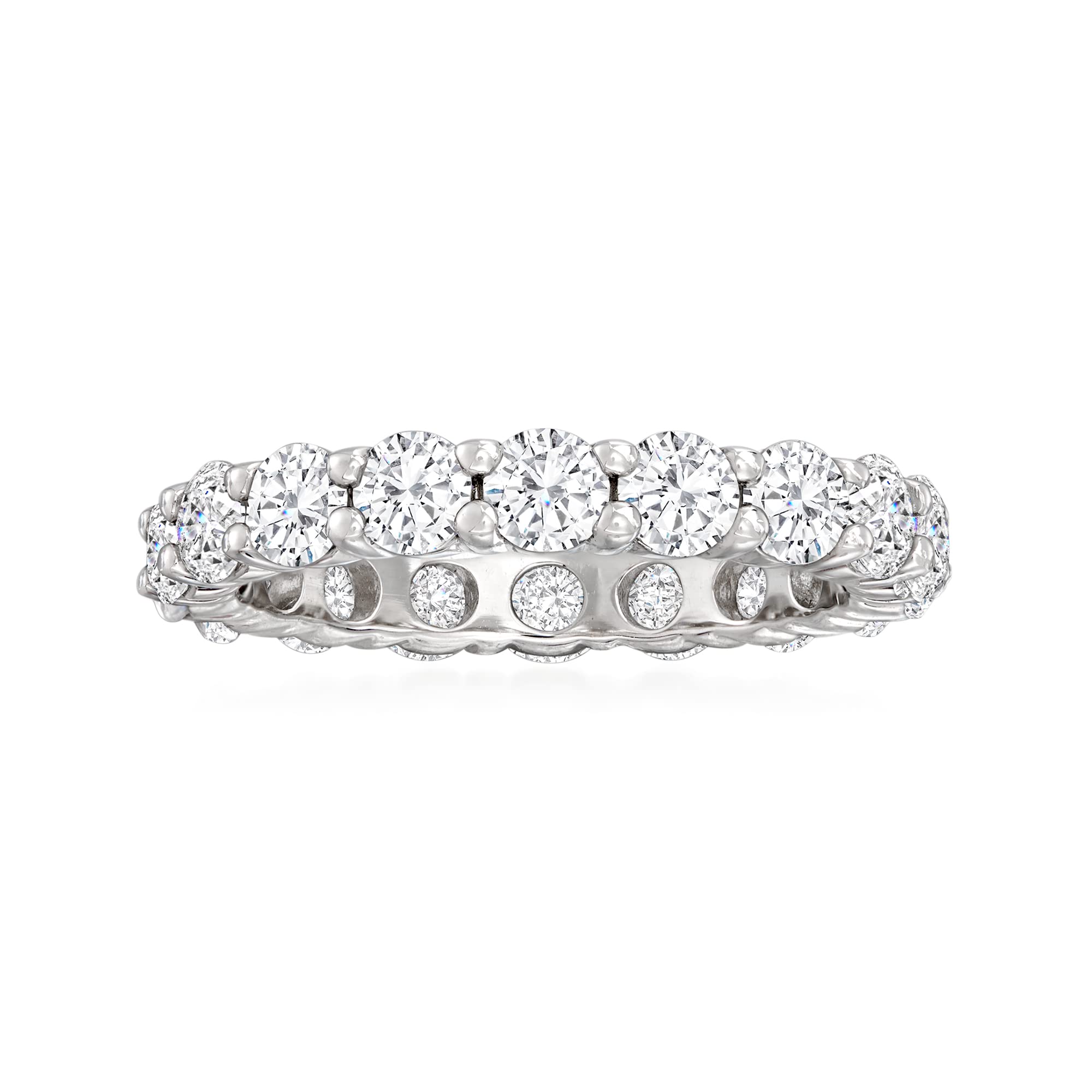 Ross-Simons 2.75 ct. t.w. CZ Eternity Band in Sterling Silver. Size 5