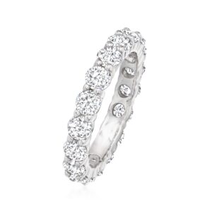 Ross-Simons 2.75 ct. t.w. CZ Eternity Band in Sterling Silver. Size 5