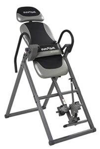 innova itx9900 inversion table with air lumbar support, black/gray