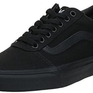 Vans Men's Ward Canvas Sneaker, Black/Black, 15