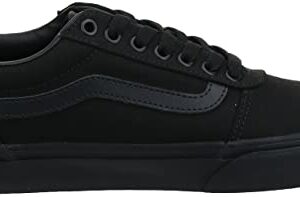 Vans Men's Ward Canvas Sneaker, Black/Black, 15