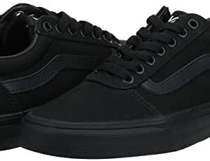 Vans Men's Ward Canvas Sneaker, Black/Black, 15