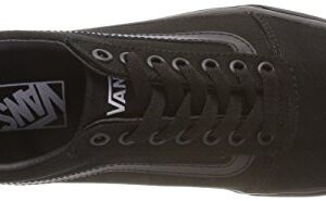 Vans Men's Ward Canvas Sneaker, Black/Black, 15