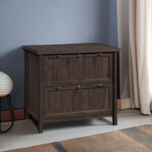 Sauder Costa Lateral File, Coffee Oak finish